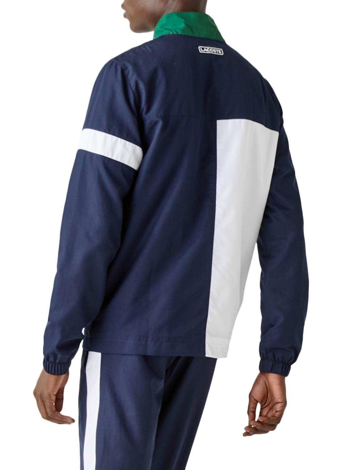 Tuta sportiva Lacoste Block Blu per Uomo